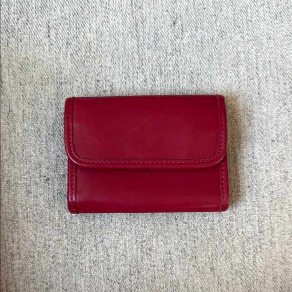 Coach | Bags | Coach Red Wallet | Poshmark